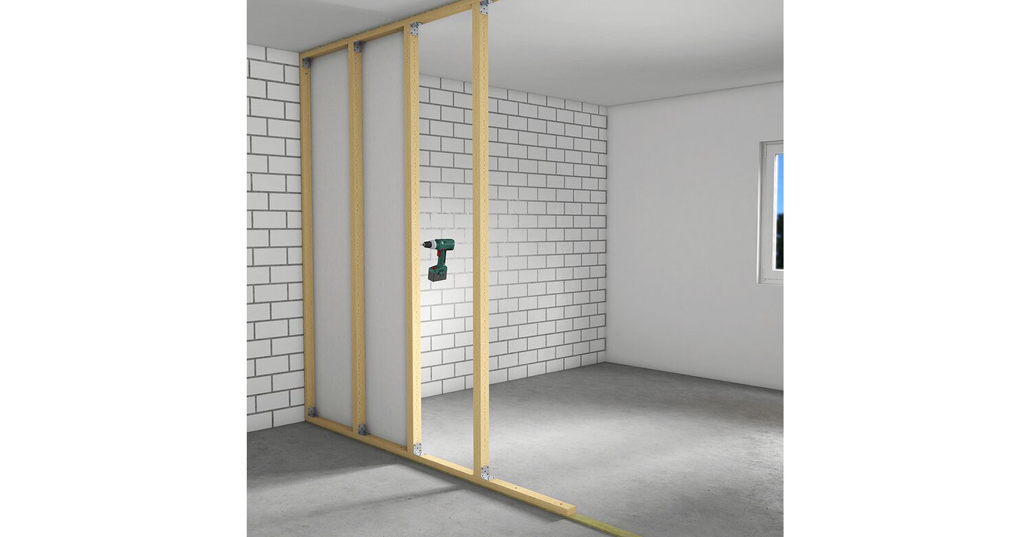 Cloison en plaques de plâtre Fermacell haute 12,5 x 2600 x 625 mm ...