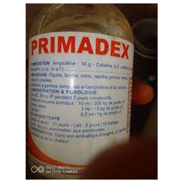 Primadex solution injectable Antibiotique - OUAGADOUGOU.ONLINE