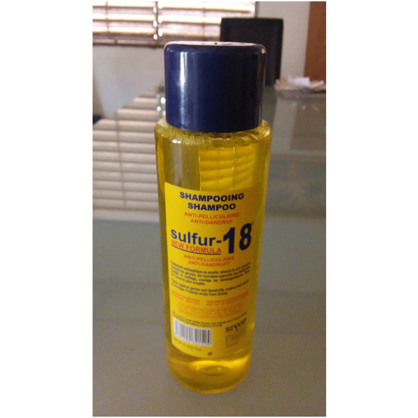 Shampooing Sulfur-18 Anti-Peliculles - OUAGADOUGOU.ONLINE