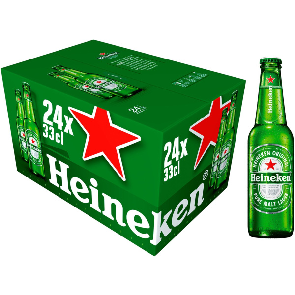Bières HEINEKEN - Pack de 24 Bouteiles de 33cl - OUAGADOUGOU.ONLINE