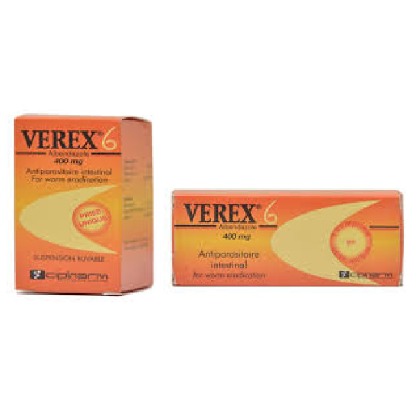 Verex 6 - 400mg / Boite de 1 Comprime - OUAGADOUGOU.ONLINE