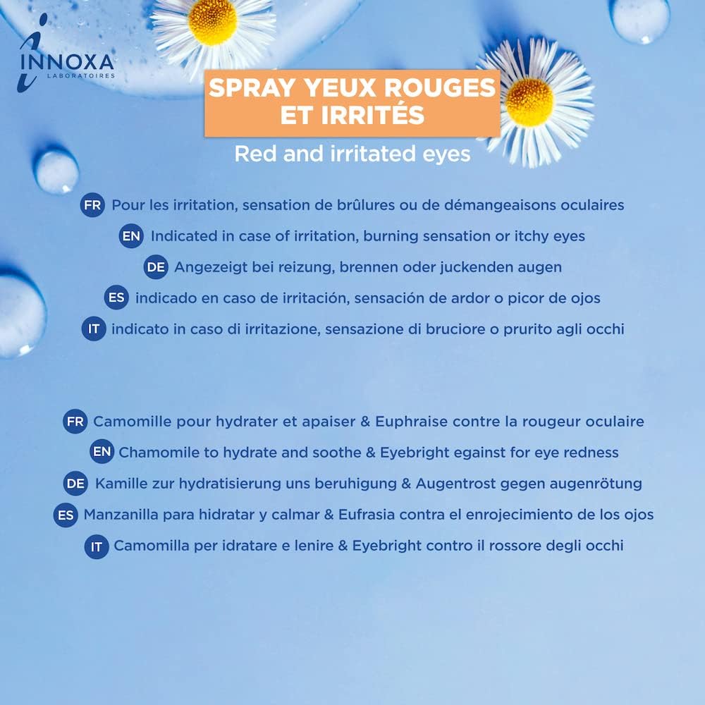 INNOXA Spray Triple Action Yeux Rouges et Paupières Irritées / 10ml ...