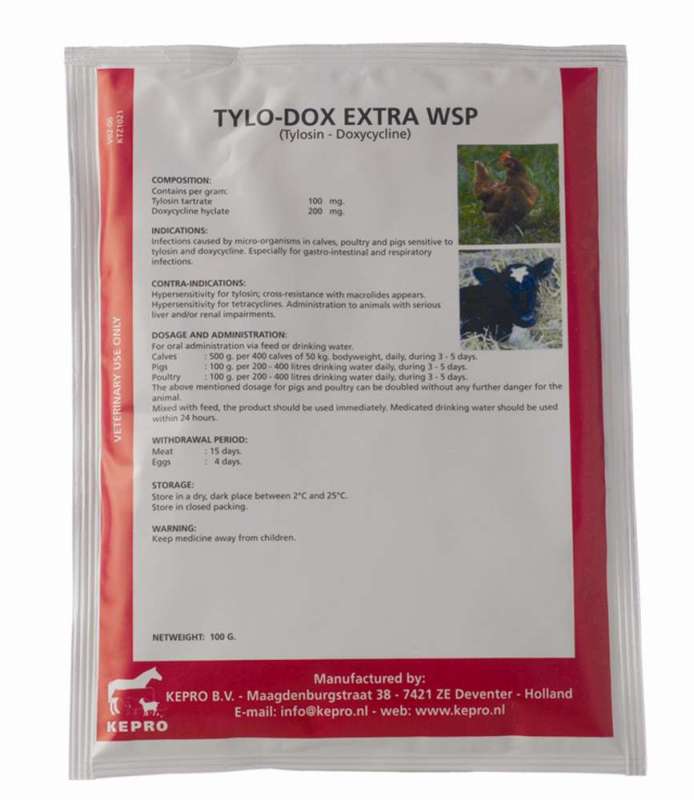 Tylodox® WS Soluble (a base de Doxycicline) / 100gr - OUAGADOUGOU.ONLINE