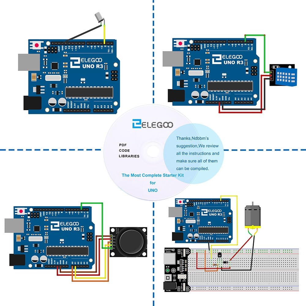 Elegoo Set/Kit pour Arduino UNO R3 - OUAGADOUGOU.ONLINE
